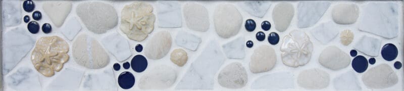 Nautical - Sand Dollars Border | Wet Dog Tile Co