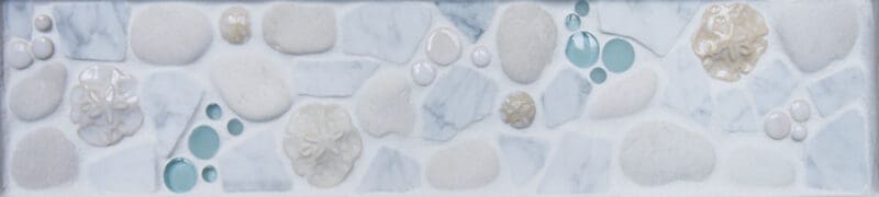 Seaspray - Sand Dollars Border | Wet Dog Tile Co